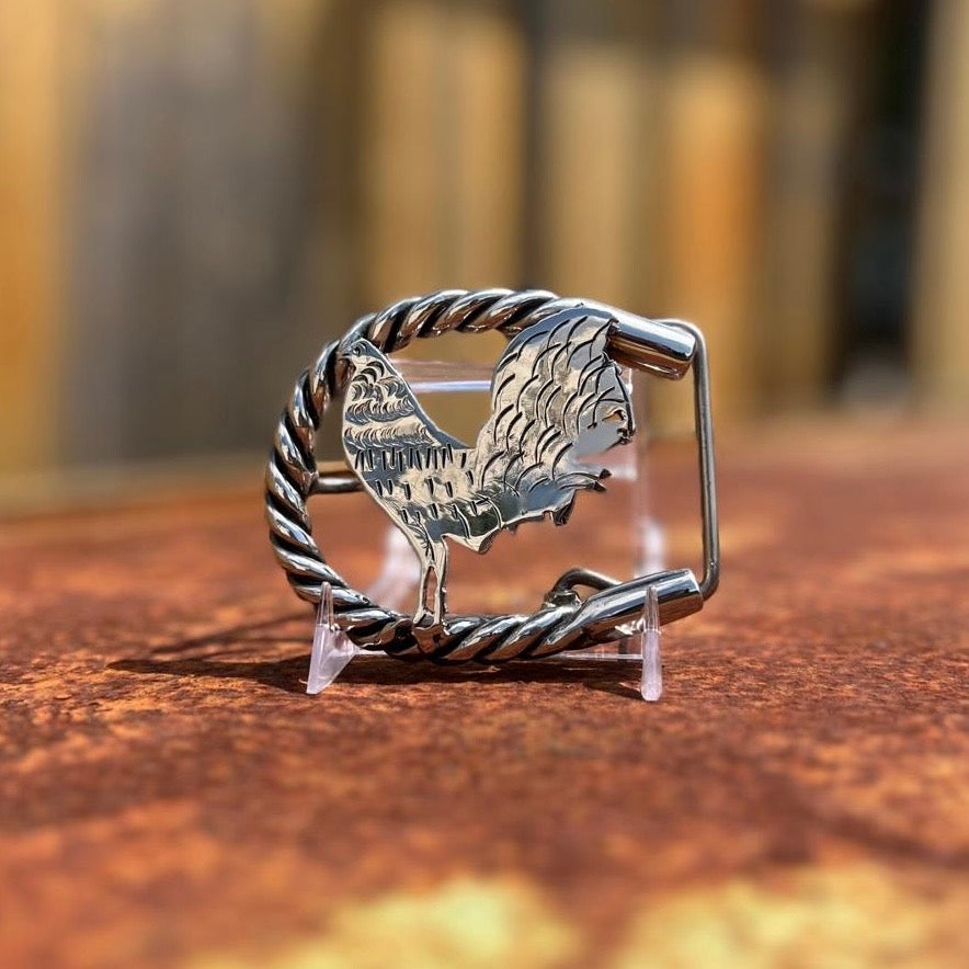 Stainless Steel Rooster Buckle – JessesBoots1989